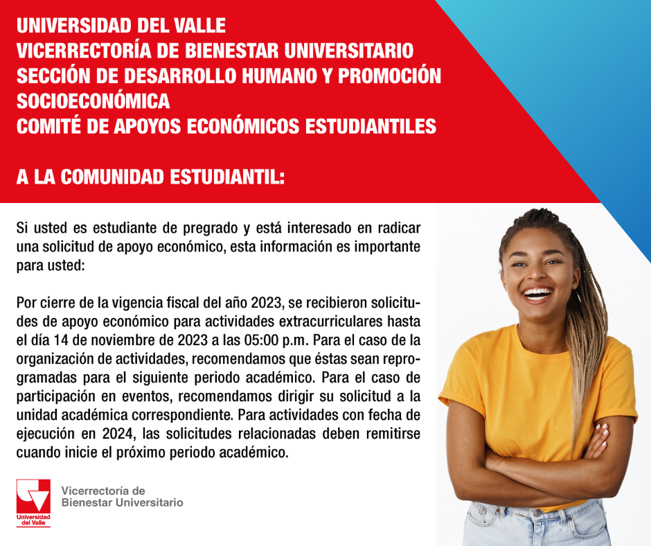 Apoyo Socioeconómico Estudiantil - Vicerrectoría de Bienestar ...
